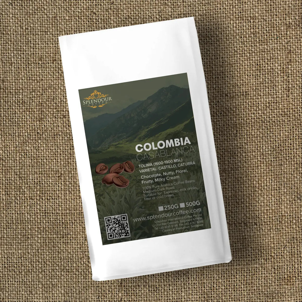 Colombia Casablanca Roasted Beans 500g – Splendour Coffee