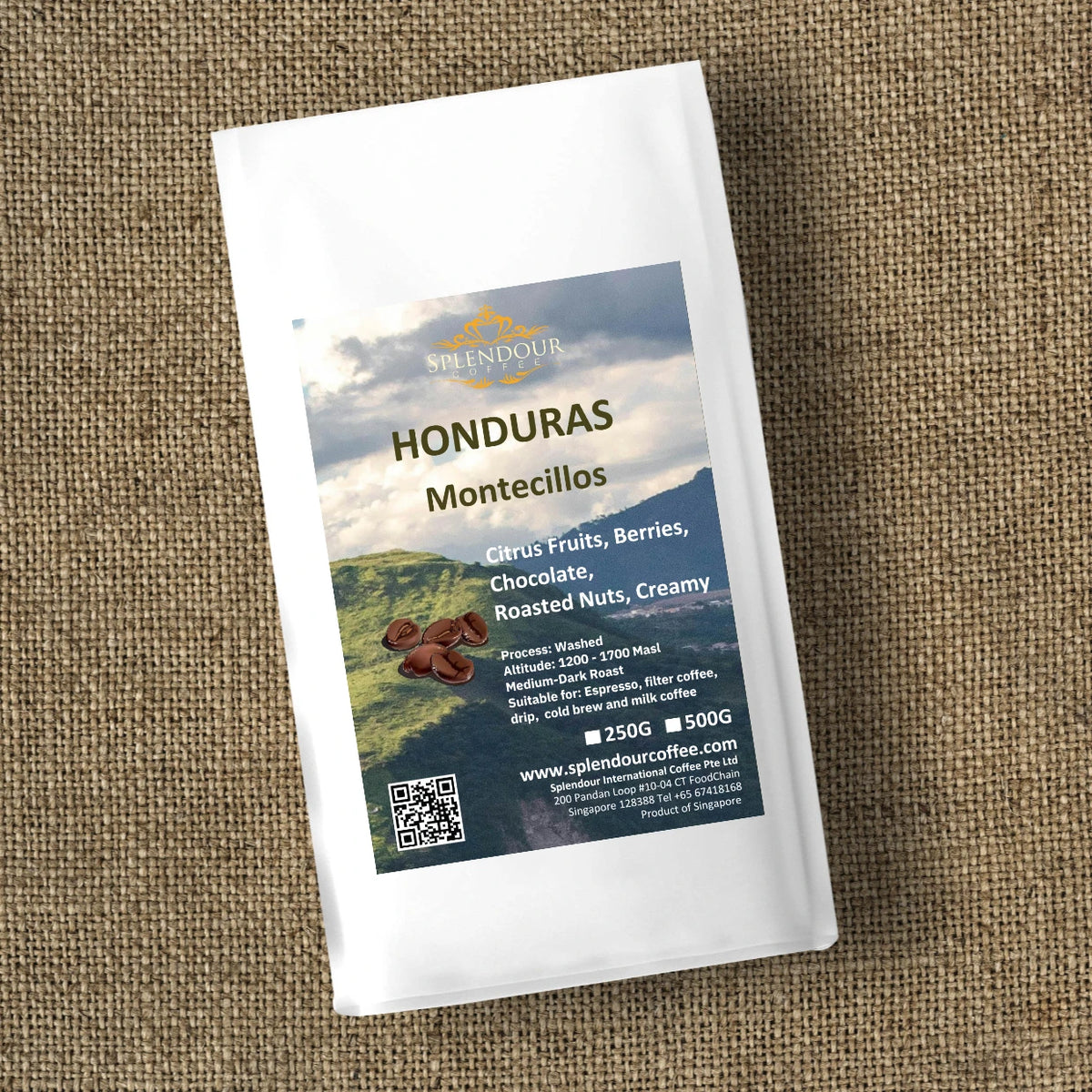 Honduras Montecillos Roasted Beans 500g – Splendour Coffee