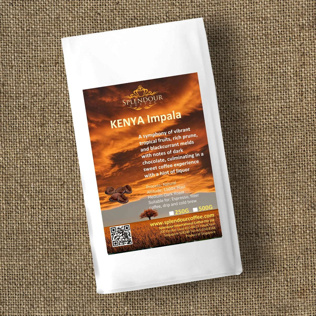 Kenya Impala Roasted Beans 500g – Splendour Coffee