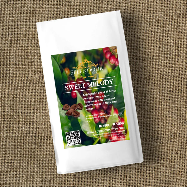 Sweet Melody Blend Roasted Beans 500g – Splendour Coffee