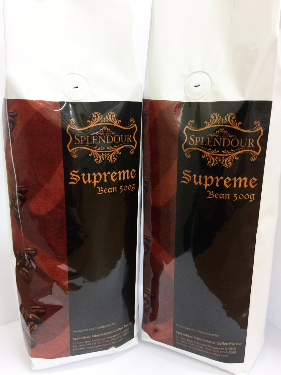 Splendour Supreme Beans 500g – Splendour Coffee